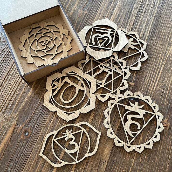 7 Wooden chakras – WeLoveCut