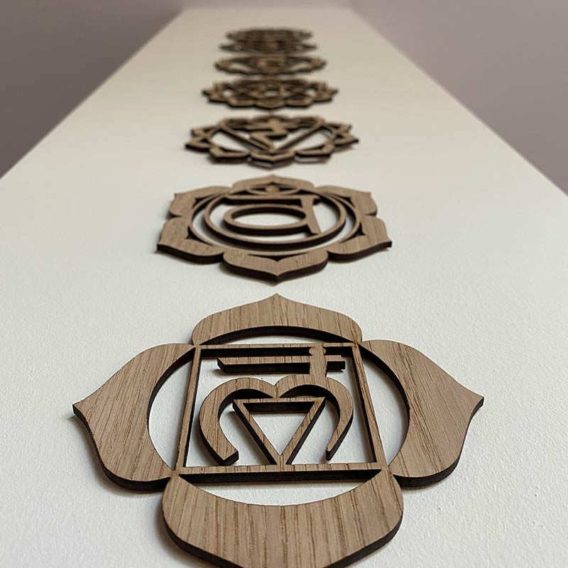 7 Wooden chakras – WeLoveCut